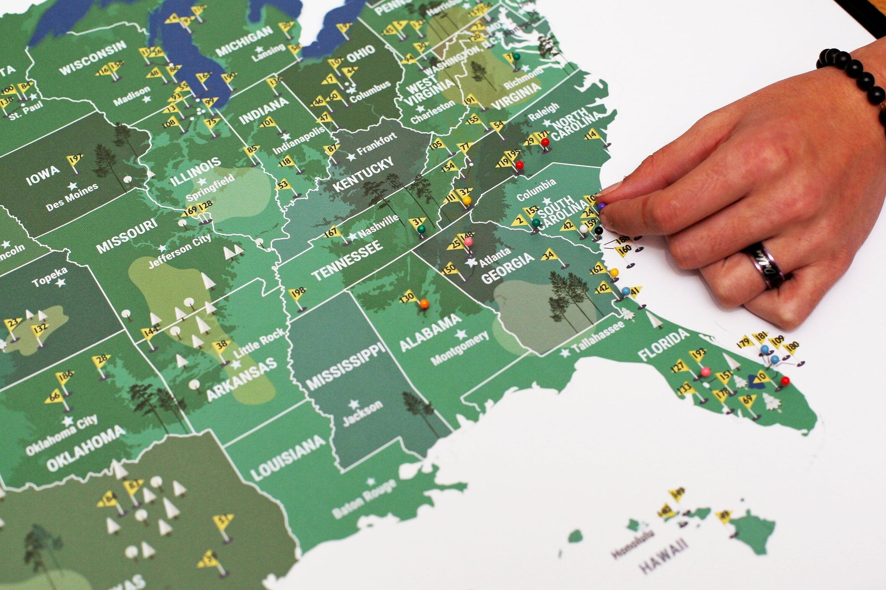 GOLF PIN MAPS – World Vibe Studio