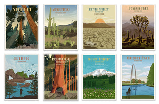 National Park Poster, All-In-One, National Park Wall Decor, Unframed ...