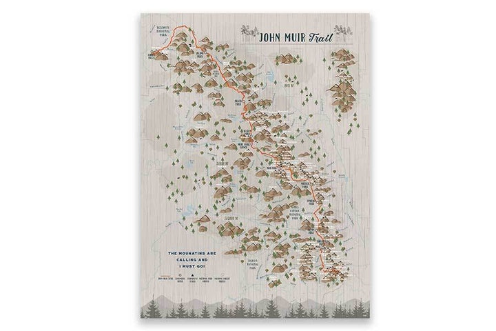 John Muir Trail Maps – World Vibe Studio