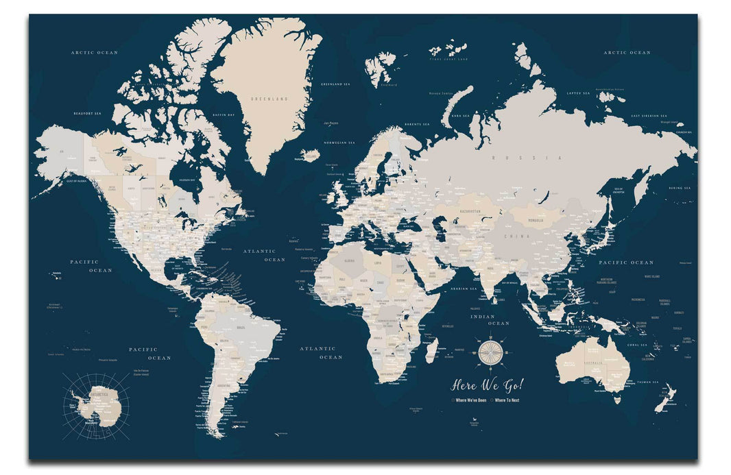 Canvas World Maps – tagged "Canvas World Maps" – World Vibe Studio
